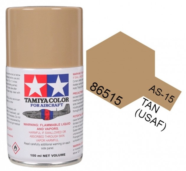 AS-15 Tan (USAF) 100ml Tamiya Spraymaling | Hobbykongen AS
